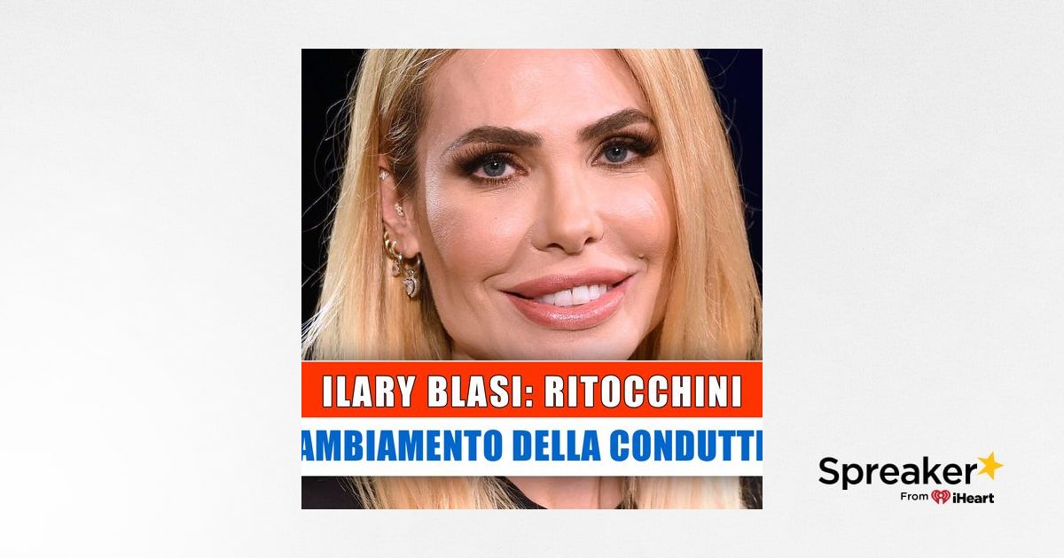 Ilary Blasi Ritocchini: Il Cambiamento Della Conduttrice!