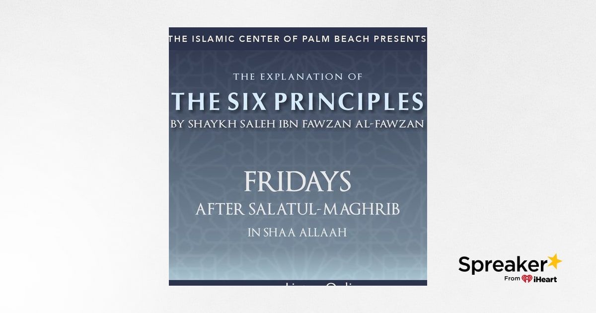 Explanation of the Six Principles