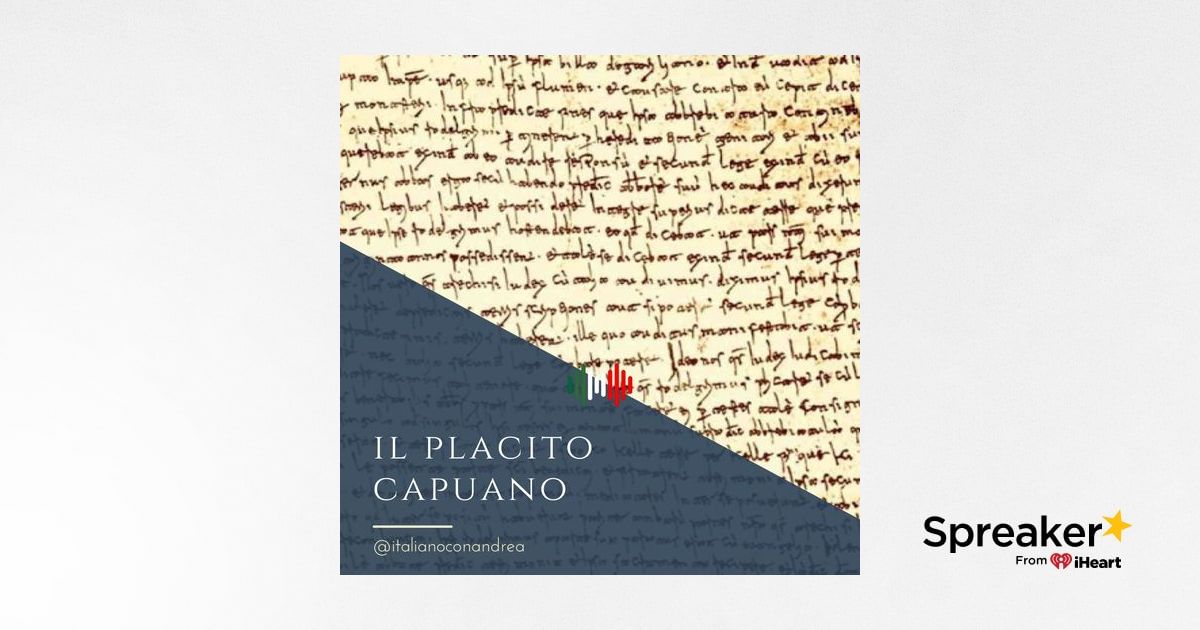 319. STORIA DELL'ITALIANO: Il Placito Capuano