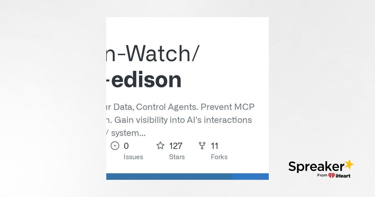 GitHub - Edison-Watch/open-edison: 🔐 Firewall Your Data, Control Agents. Prevent MCP data exfilt...