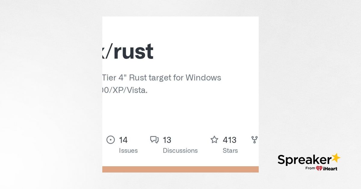 GitHub - rust9x/rust: UNOFFICIAL "Tier 4" Rust target for Windows 9x/Me/NT/2000/XP/Vista.