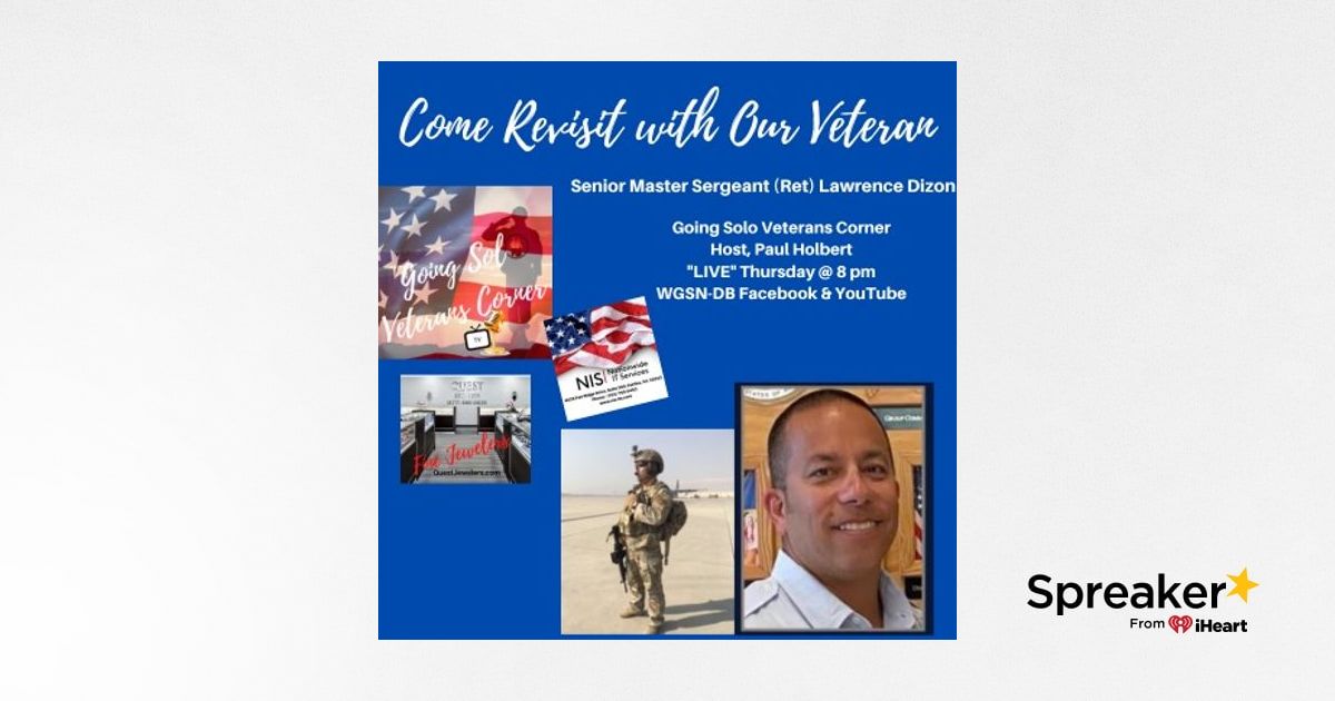 Come Revisit with Our Veteran - AF SMS Lawrence Dizon