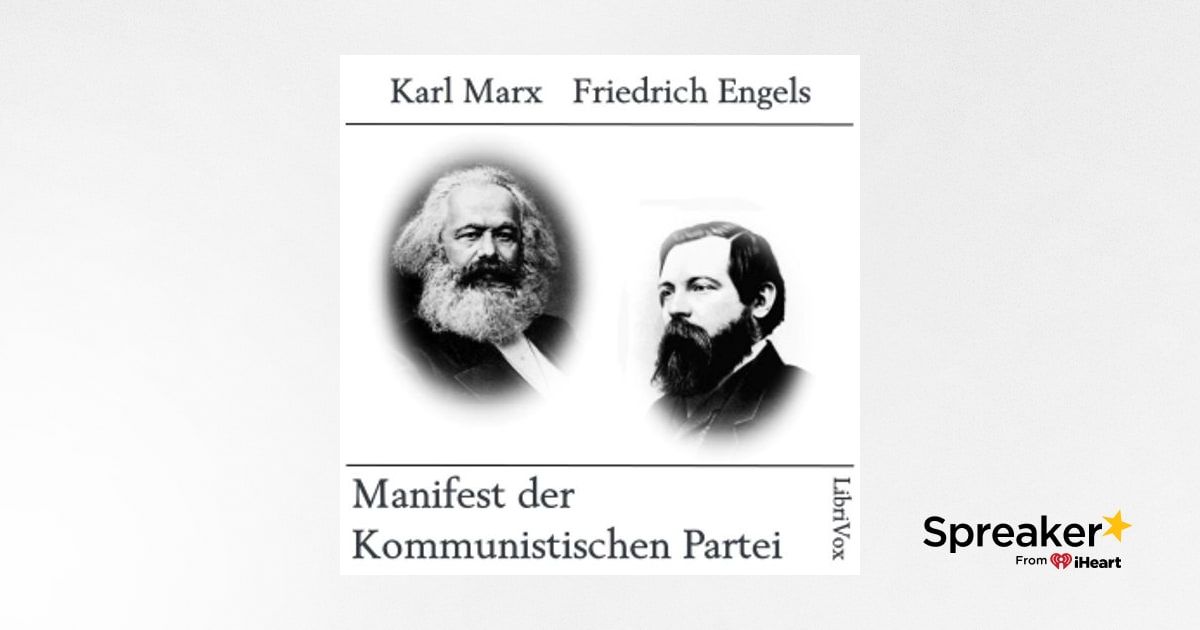 Manifest der Kommunistischen Partei by Friedrich Engels (1820 - 1895 ...