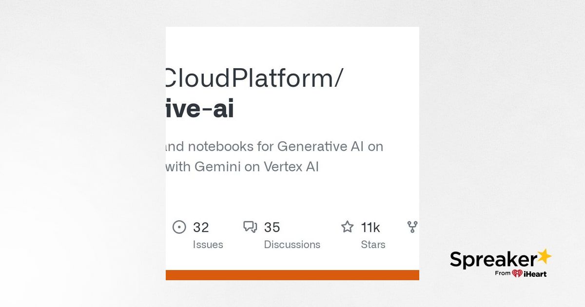 GitHub - GoogleCloudPlatform/generative-ai: Sample code and notebooks for Generative AI on Google...