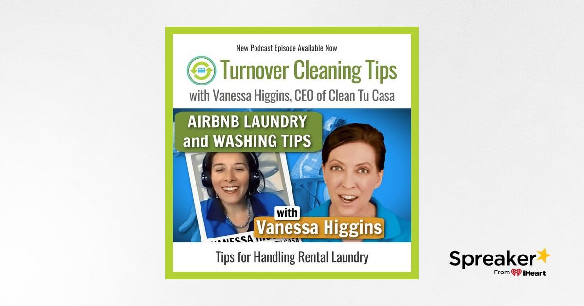 Airbnb Laundry and Washing Tips with Vanessa Higgins