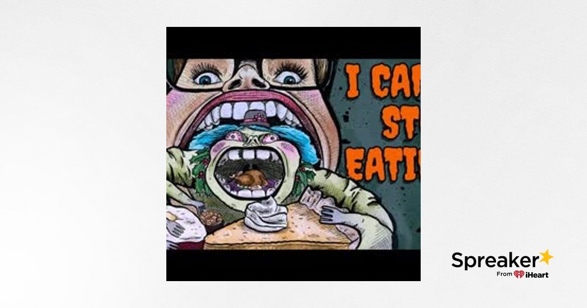 Drawing My Holiday Overeating Struggle Monster Brain Snarled