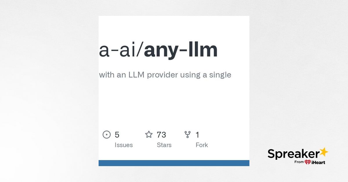 GitHub - mozilla-ai/any-llm: Communicate with an LLM provider using a single interface