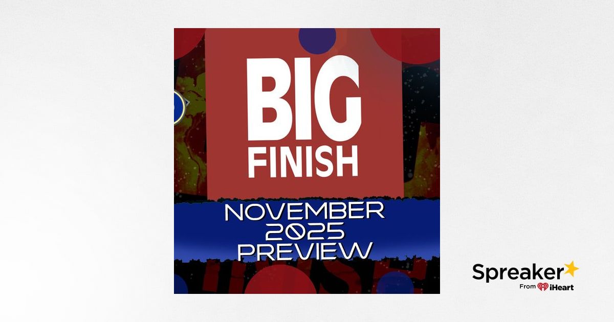 Big Finish November 2025 Preview