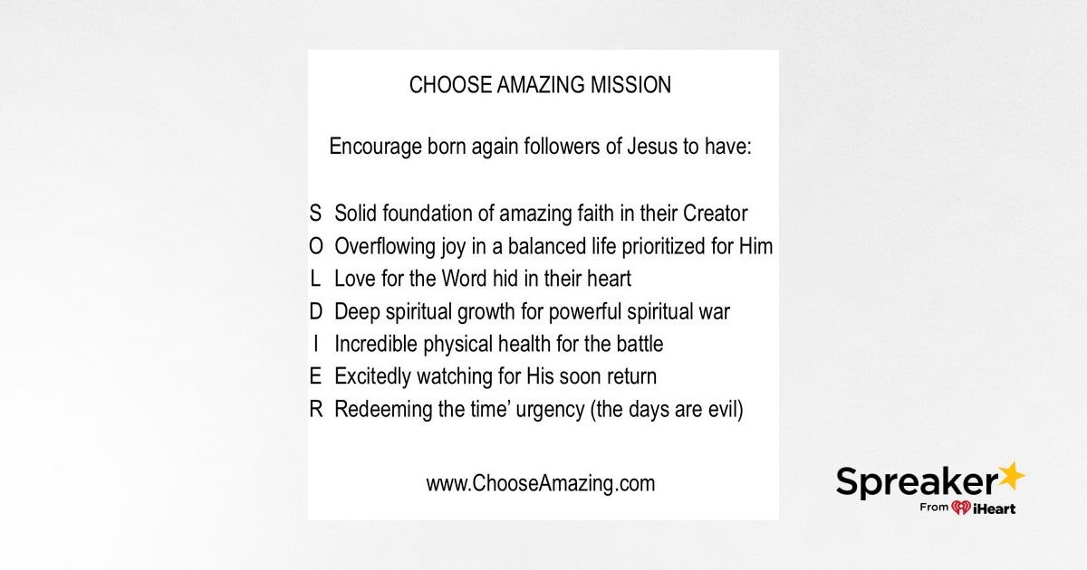 Choose Amazing Bible