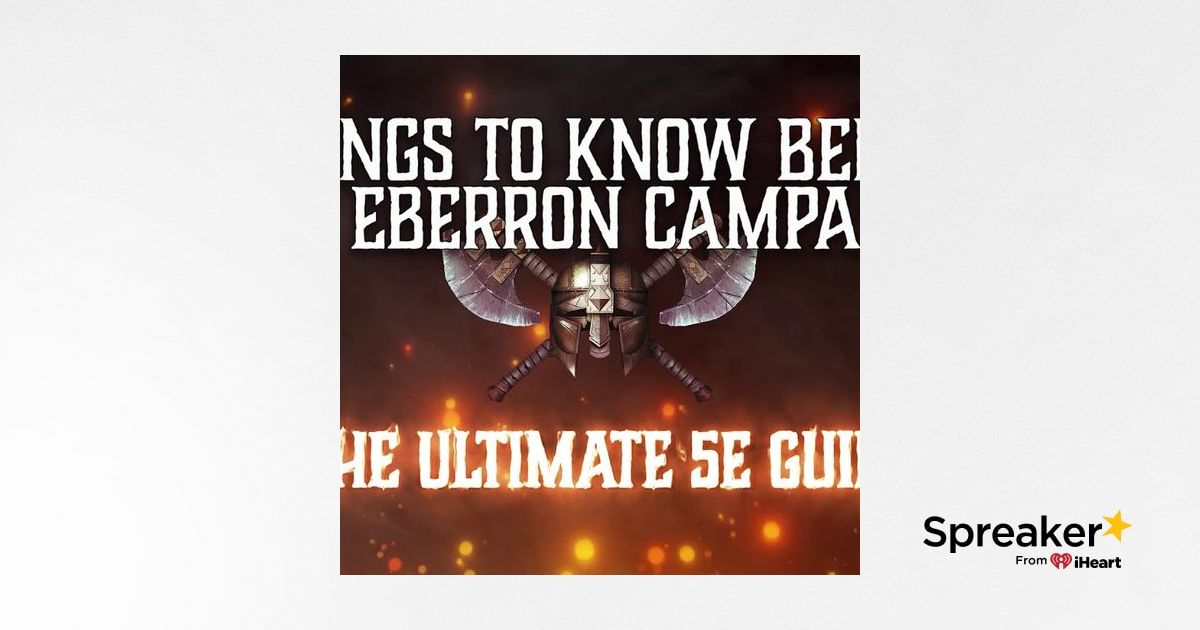 3 Things to Know Before an Eberron Campaign - Guide for D&D 5e