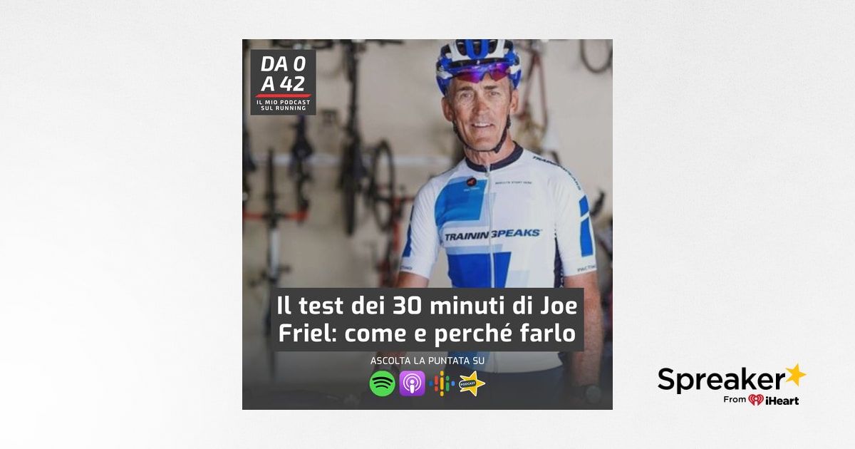 Il test dei 30 minuti di Joe Friel: come e perché farlo Il test dei 30 minuti di Joe Friel: come e perché farlo