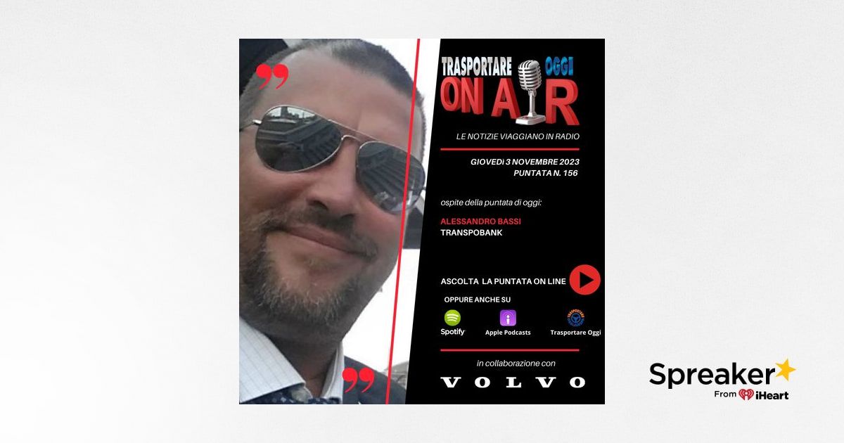 Puntata 156/2022 del 3 NOVEMBRE - Ospite: Alessandro Bassi (Transpobank)