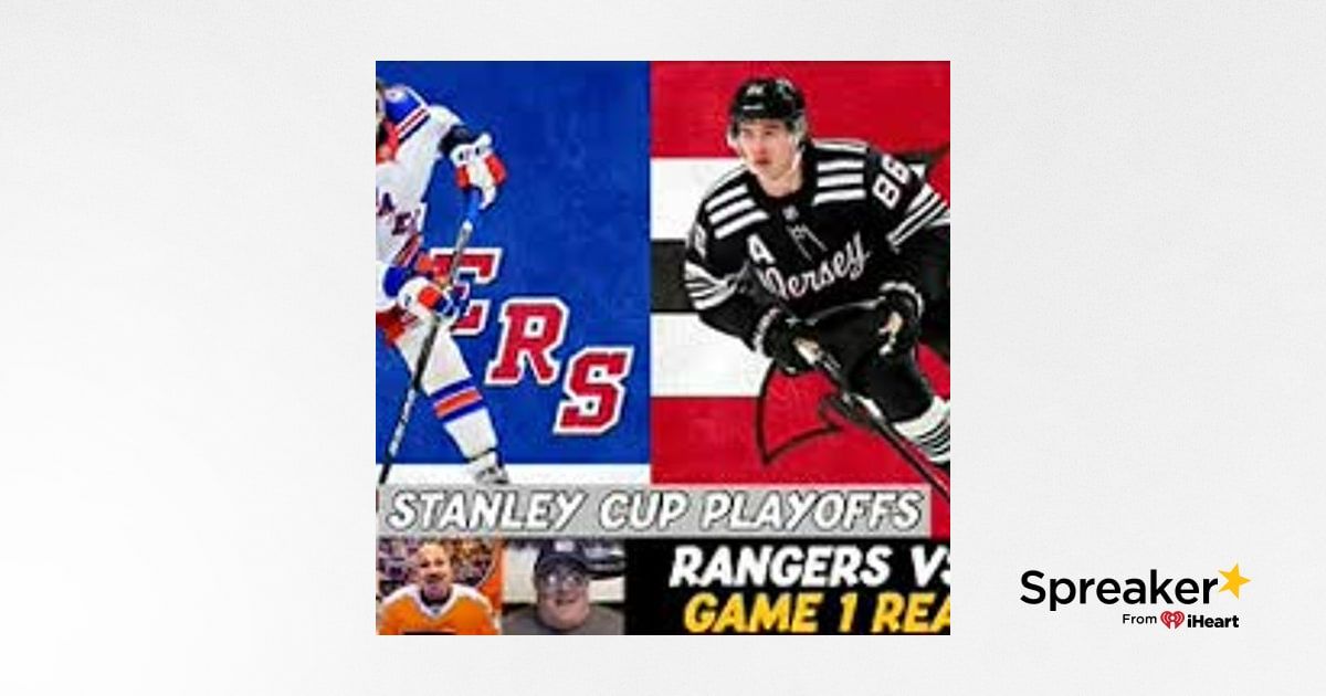 Devils vs Rangers Game 1 LIVESTREAM REACTIONS | New Jersey Devils vs ...