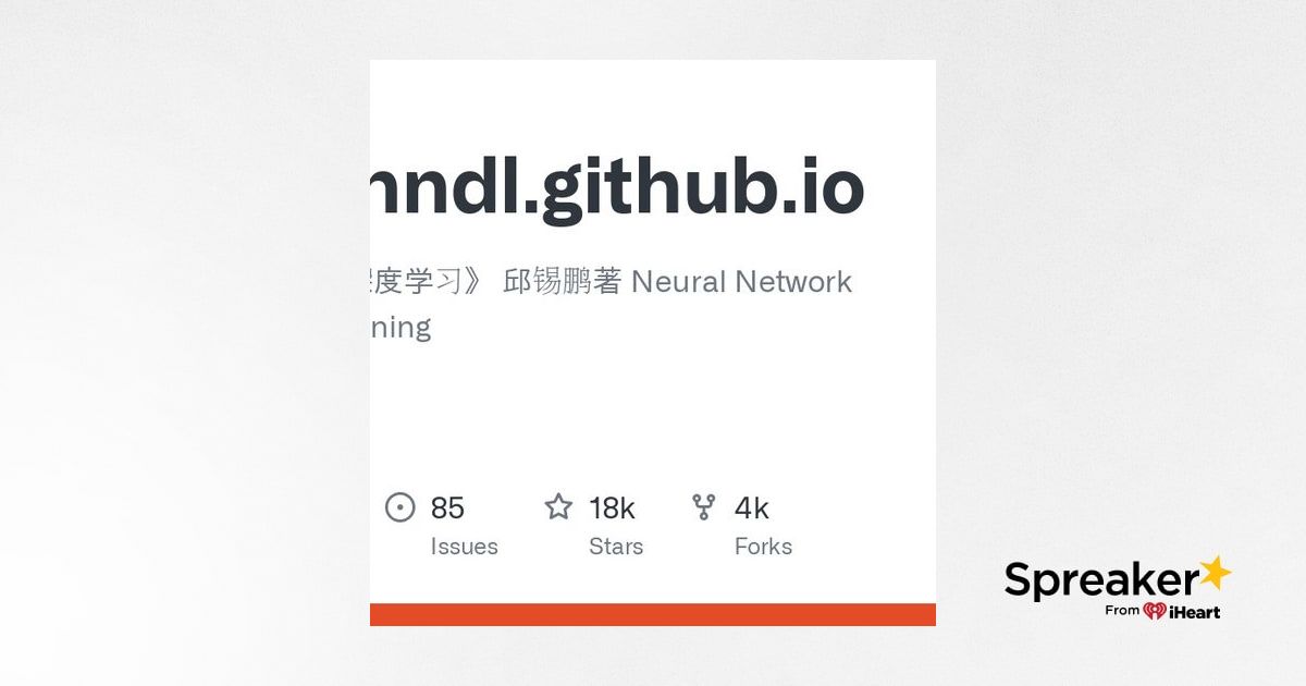 GitHub - nndl/nndl.github.io: 《神经网络与深度学习》 邱锡鹏著 Neural Network and Deep Learning