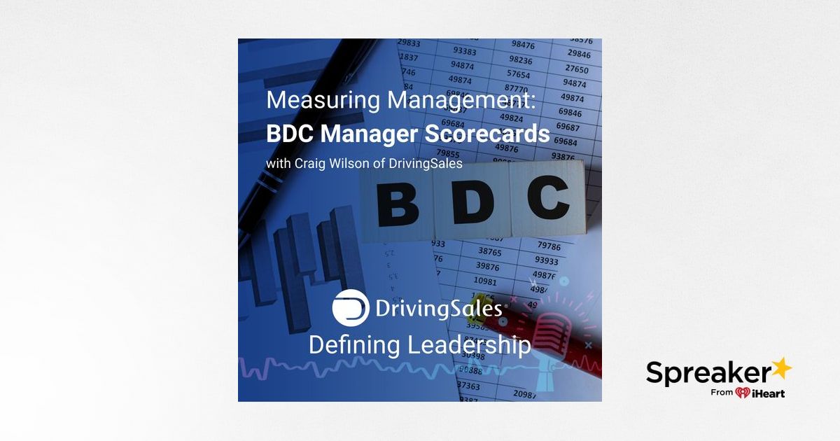 How to Create a BDC Manager Scorecard