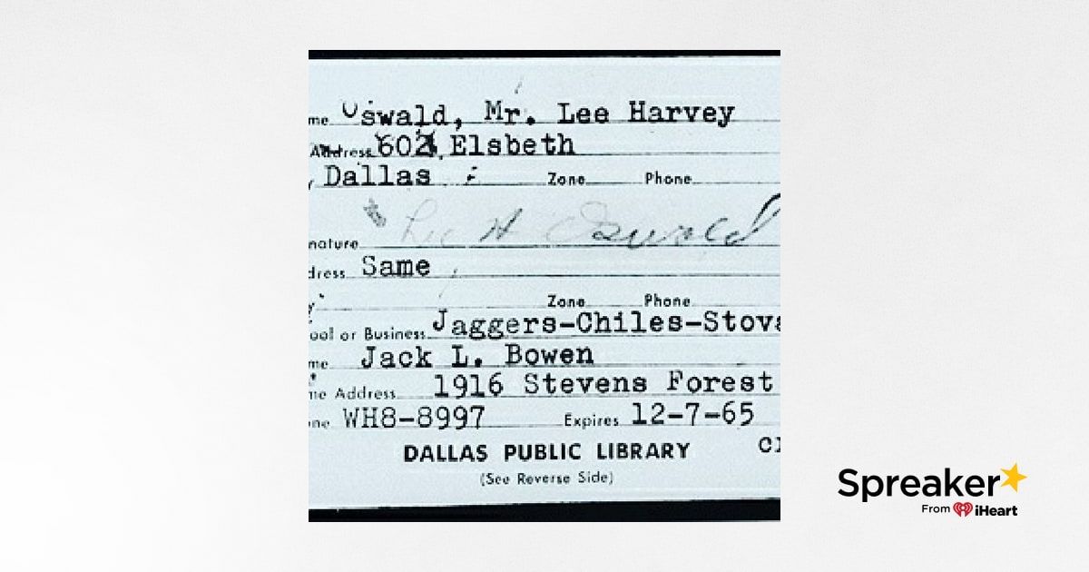 Ep.134 ~ Oswald's Library Card W/ Stu Wexler