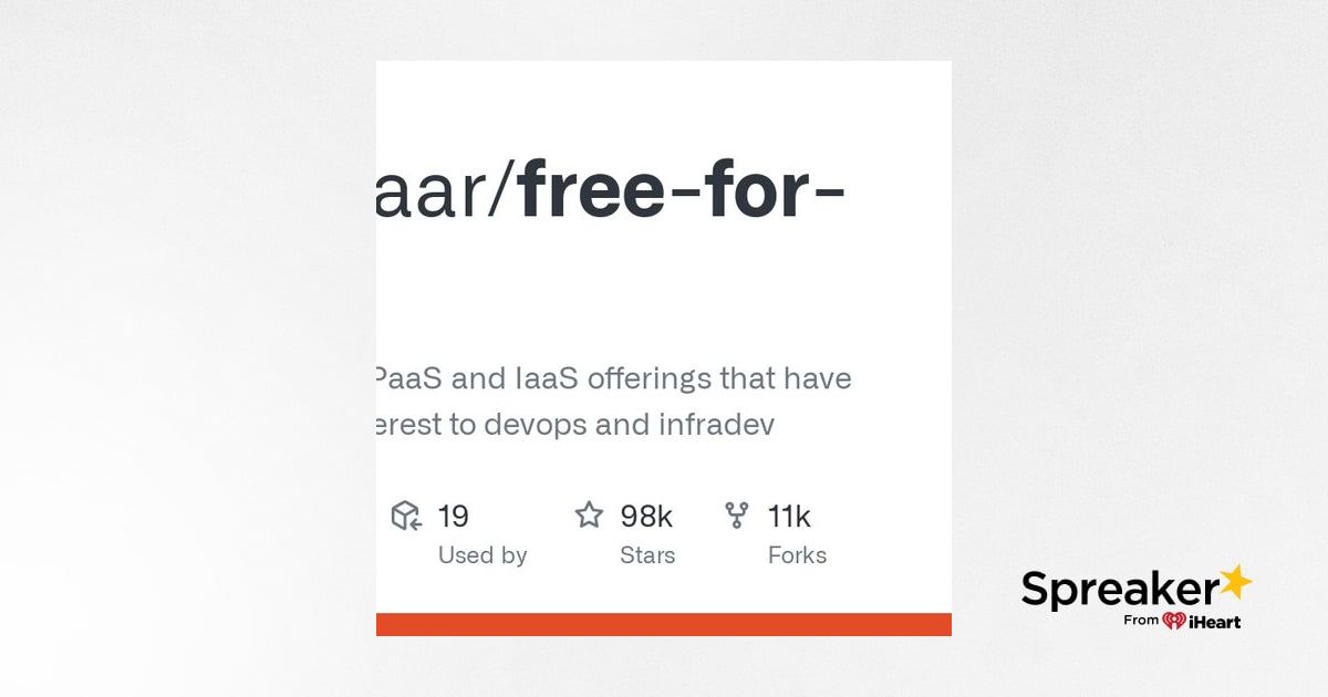 GitHub - ripienaar/free-for-dev: A list of SaaS, PaaS and IaaS ...