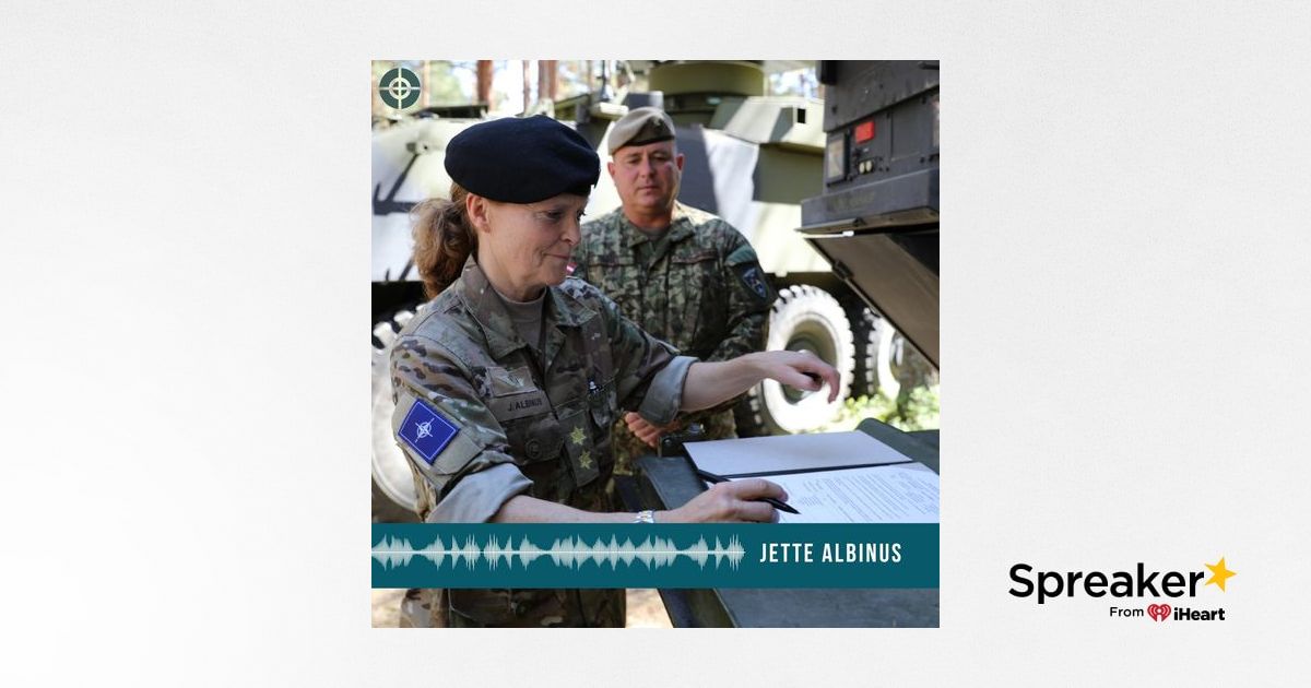 Jette Albinus: Generalmajor og chef for NATO's "Multi National Division ...
