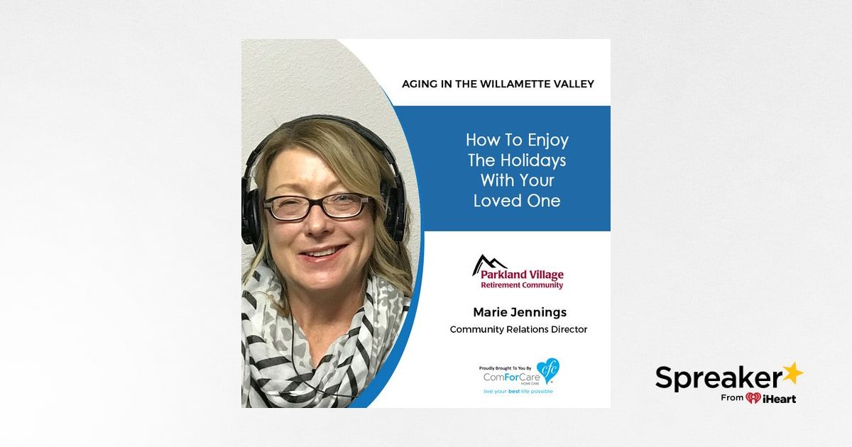 11/27/18: Marie Jennings with Parkland Village Retirement Community ...