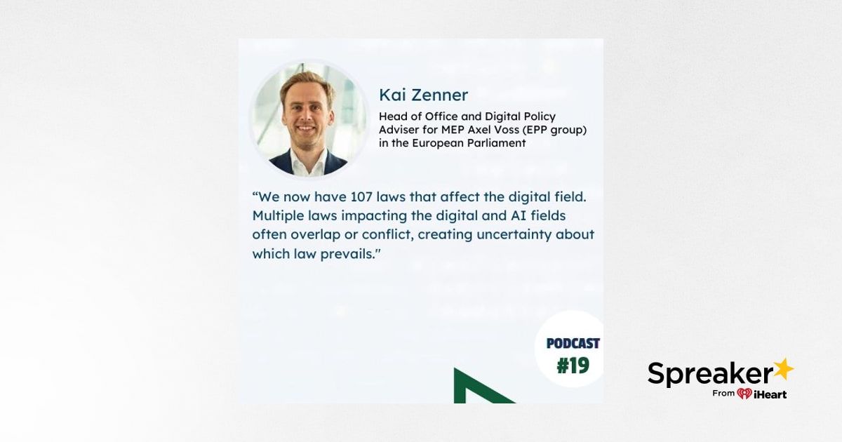 AI Act Uncovered: Kai Zenner Reveals EU's Tech Law Battles & Future Plans!