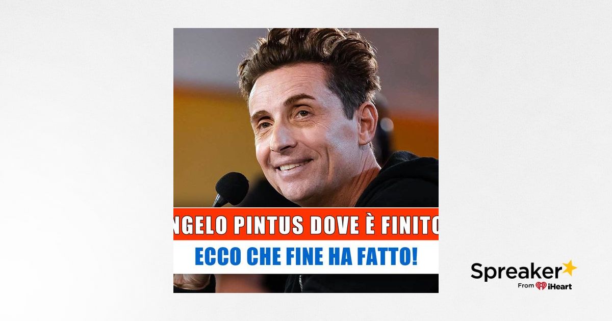 Angelo Pintus, Dove E' Finito: Ecco Che Fine Ha Fatto!