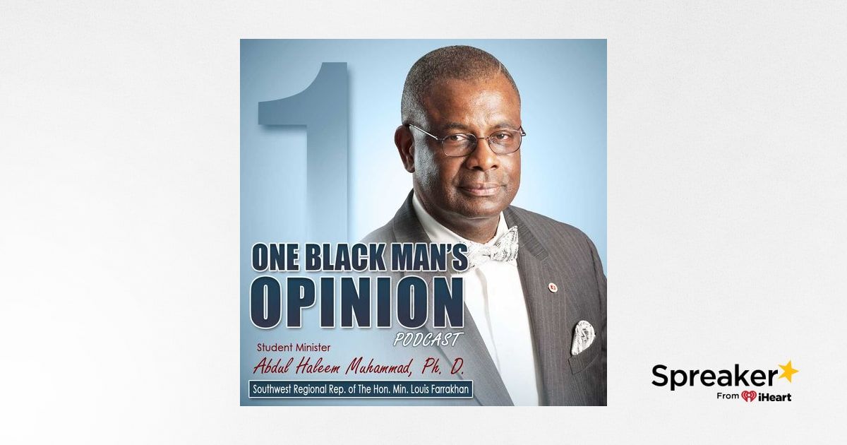 ONE BLACKMANS OPINION_MILLION MAN MARCH PLEDGE MADE OCTOBER 16, 1995
