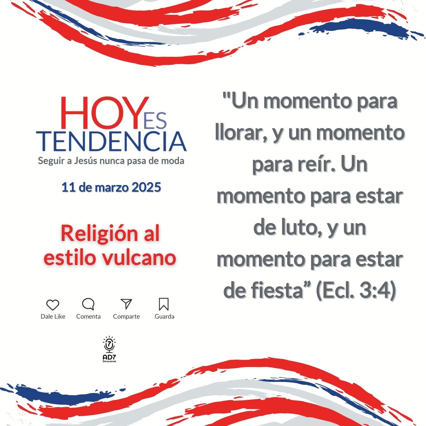 Religión al estilo vulcano ~ Devocional de Jóvenes ~ 11 de marzo 2025 ...