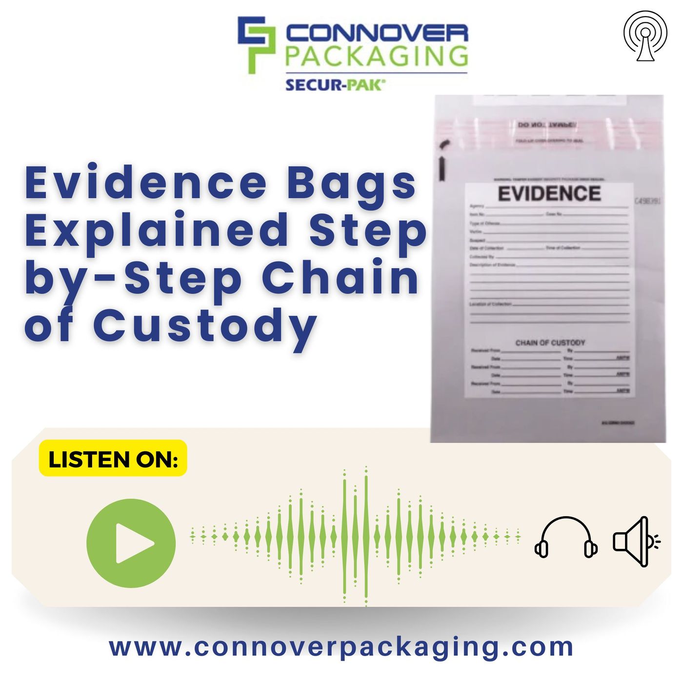 Evidence Bags Explained Step by-Step Chain of Custody - Listen Now on ...