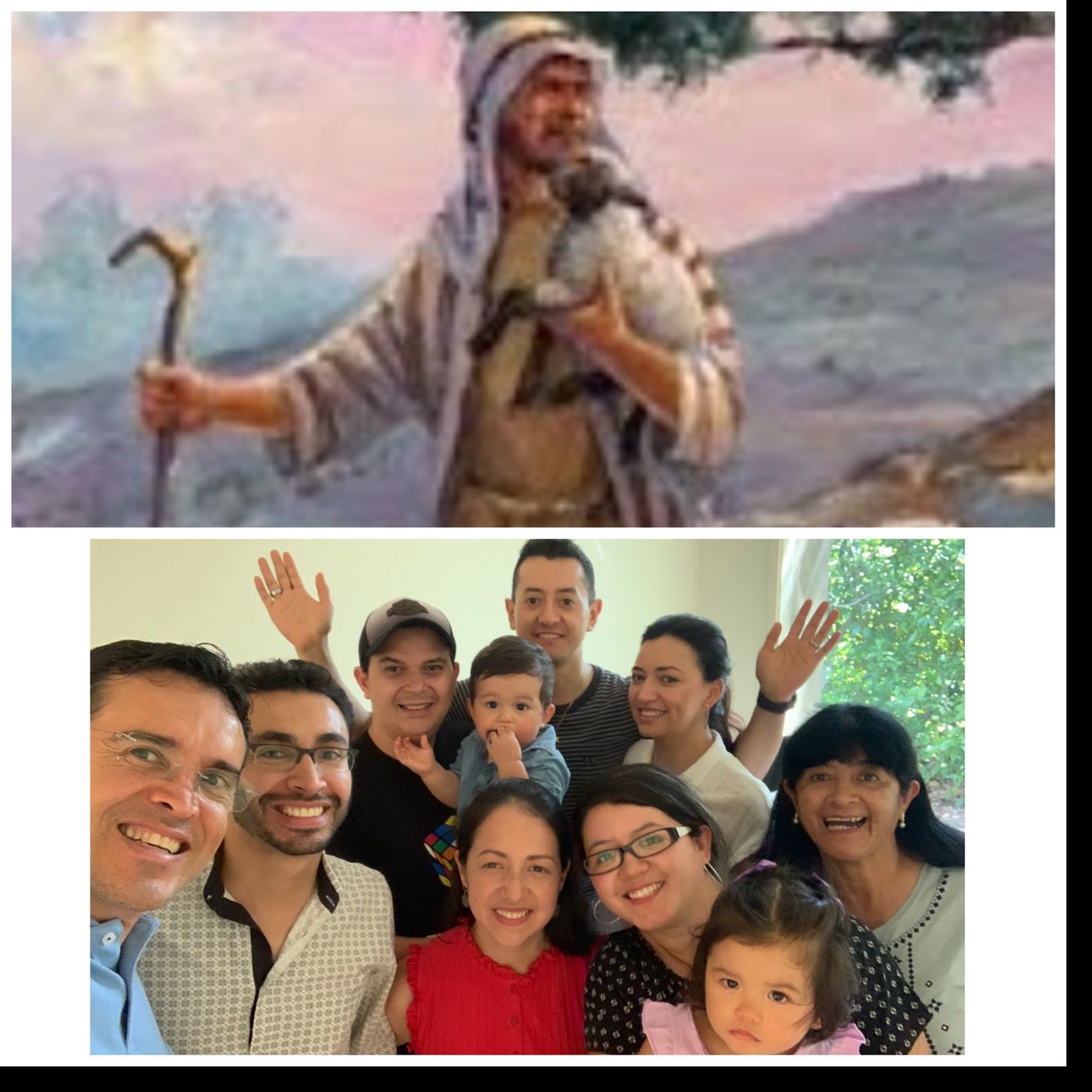 Salmo 119:89-96 Letra lamed. El cayado del pastor de Israel (Grabado en ...