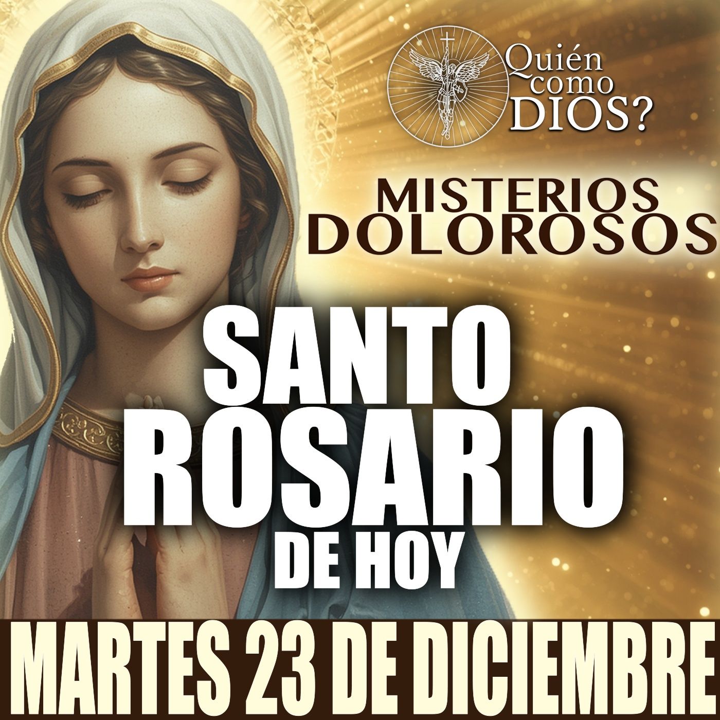 Rosario de NAVIDAD | MIERCOLES 24 DE DICIEMBRE 2025 | Misterios ...