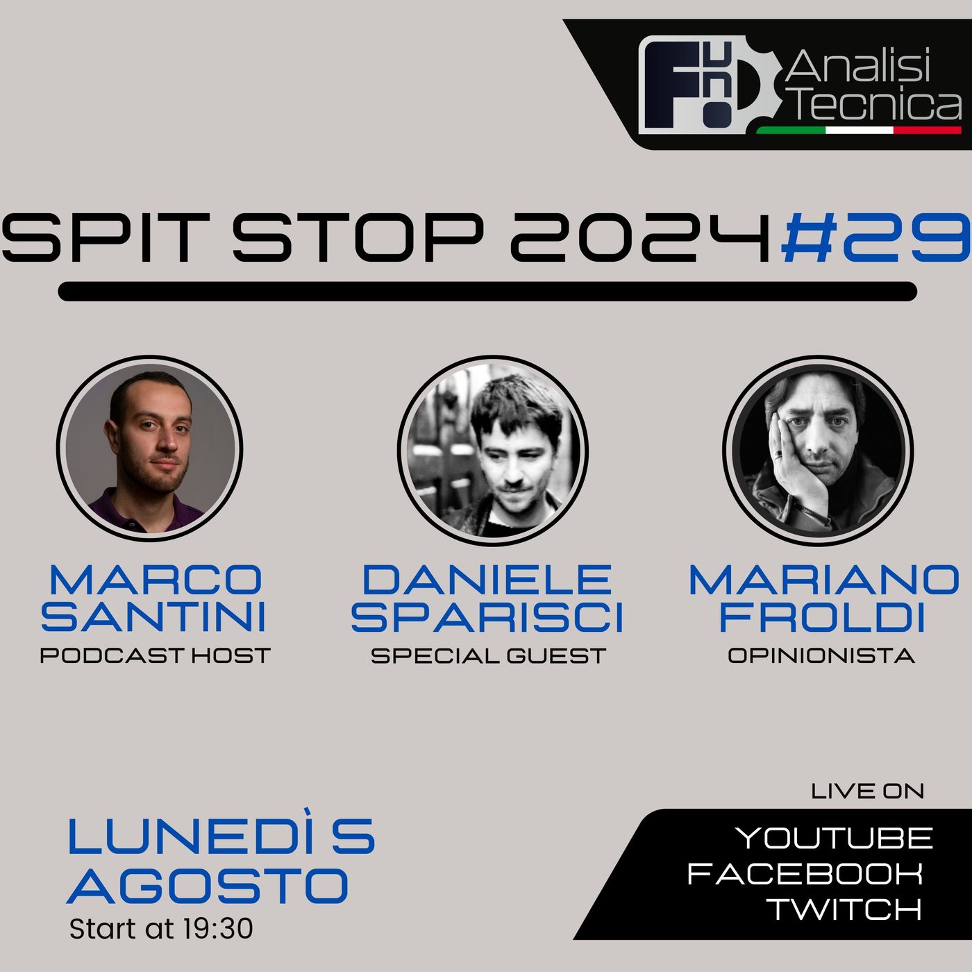 Spit Stop 2024 - Puntata 29 - LIVE con Daniele Sparisci – Spit Stop 2024 – Podcast – Podtail