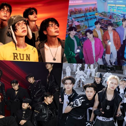 TXT, BTS, ATEEZ, ENHYPEN, ILLIT, Stray Kids, SEVENTEEN, And More Sweep Top Spots On Billboard Wor...