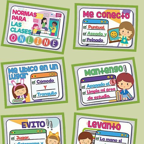 Normas para las clases virtuales 👩‍🏫💻