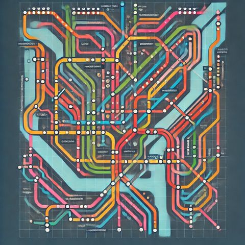 ¿Alguna vez has intentado descifrar un mapa de metro que parece más un ...