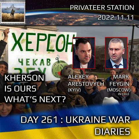 War Day 261: Ukraine War Chronicles with Alexey Arestovych & Mark Feygin