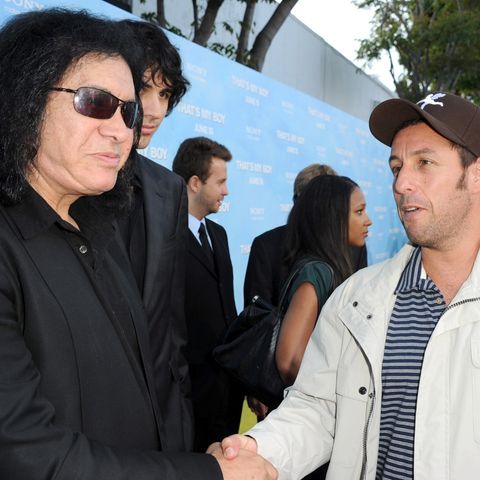 Gene Simmons stuck tongue down Adam Sandler’s throat at party to turn ...