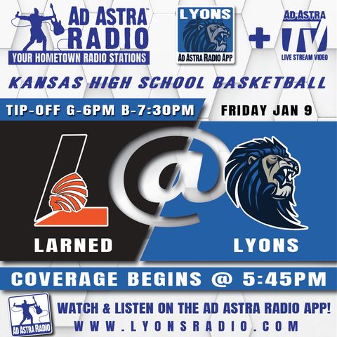 Larned Lady Indians at Lyons Lady Lions High School Basketball (January ...