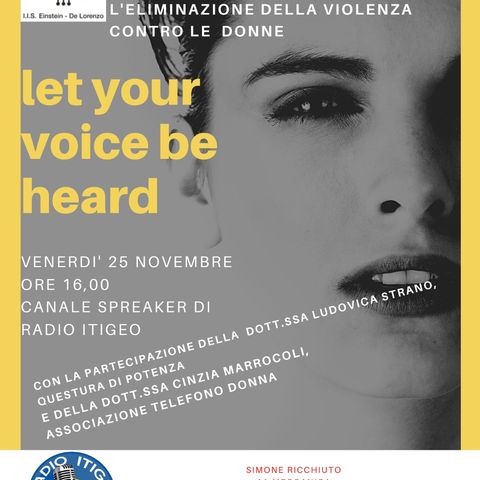 Let your voice be heard