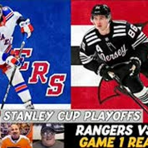 Devils vs Rangers Game 1 LIVESTREAM REACTIONS | New Jersey Devils vs ...