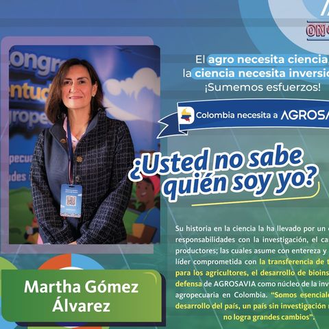 Martha Gómez - Ciencia con propósito