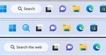 Microsoft starts testing new Windows 11 taskbar UI changes