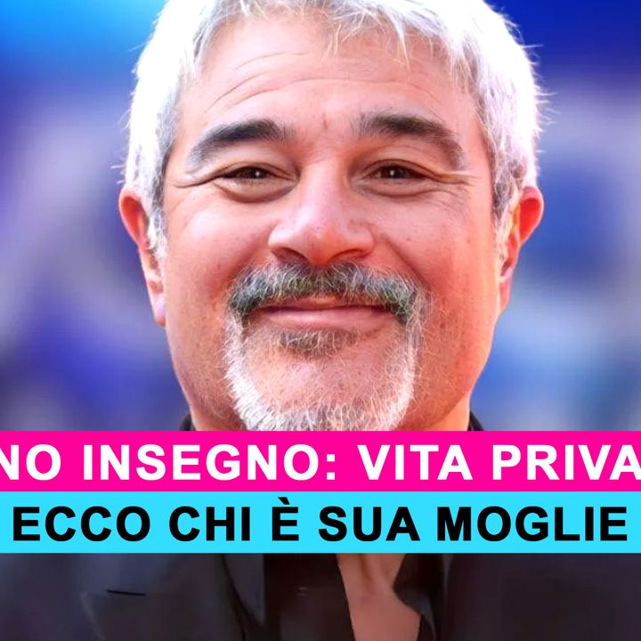 Pino Insegno Ecco Chi È Sua Moglie