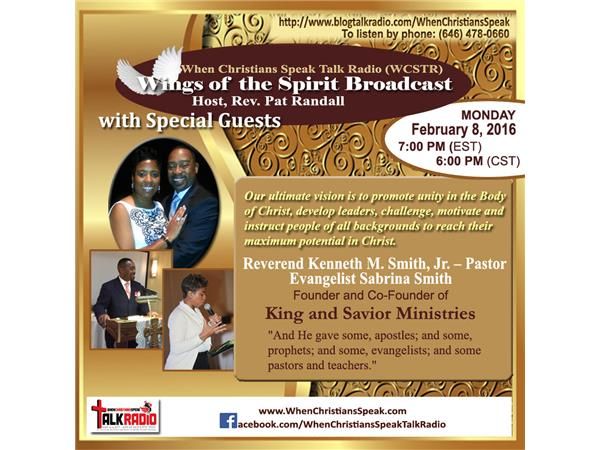 Pastor Kenneth Smith & Evangelist Sabrina Smith on Wings of The Spirit ...