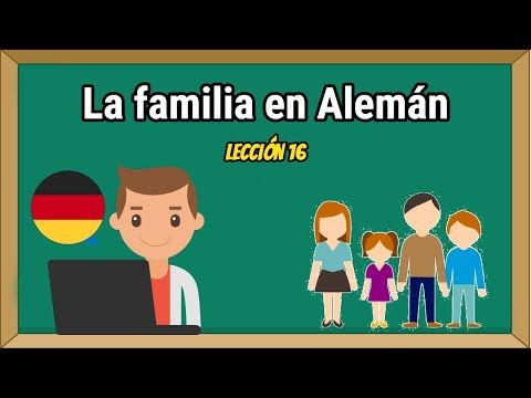 Lección 16 Los MIEMBROS de la FAMILIA en alemán Alemán Básico (1)