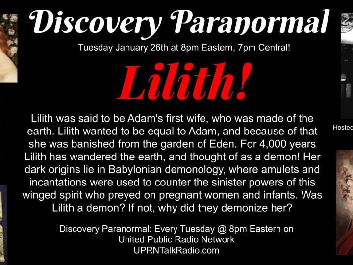 Discovery Paranormal Lilith was said to be Adam's first wife, who was ...