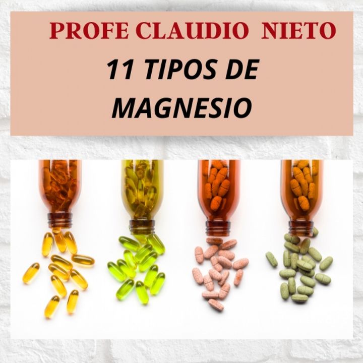 86. 11 TIPOS de MAGNESIO ¡ESCOGE el MEJOR en tu CASO y aprende sus ...