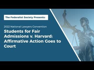 Students for Fair Admissions v. Harvard: Affirmative Action Goes to Court